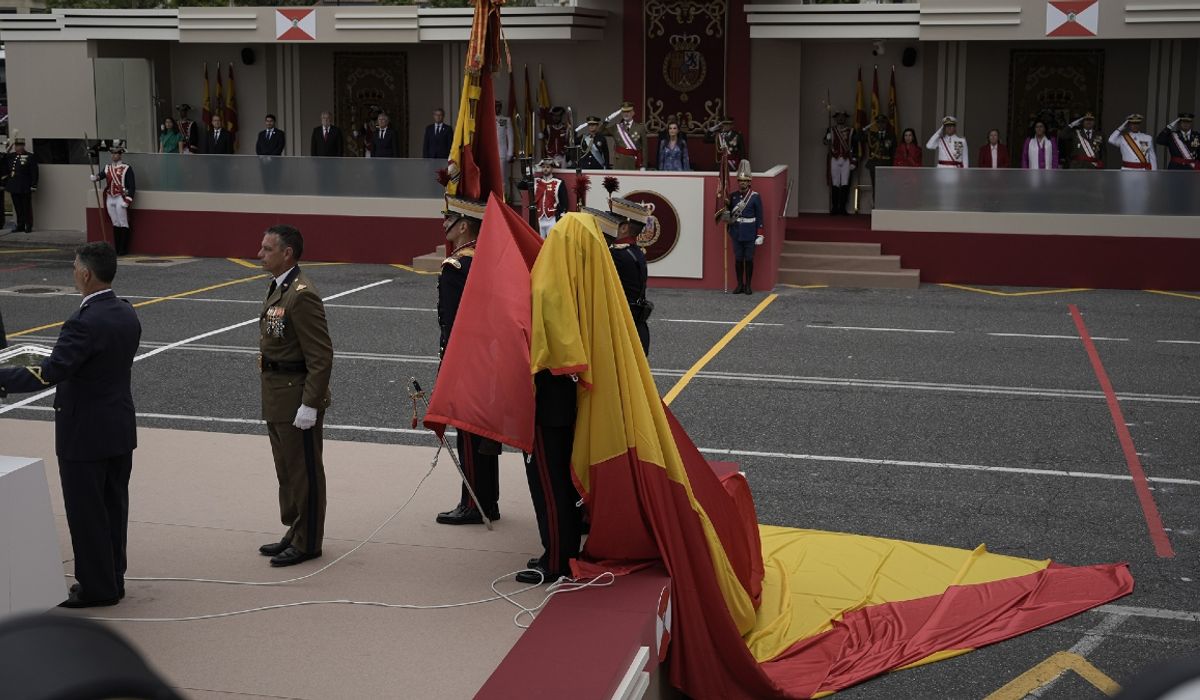 El mal presagio de la bandera caída