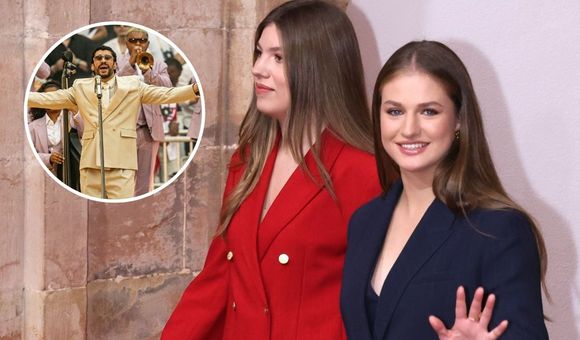 Las imágenes de la princesa Leonor y la infanta Sofía “dándolo todo” en ...