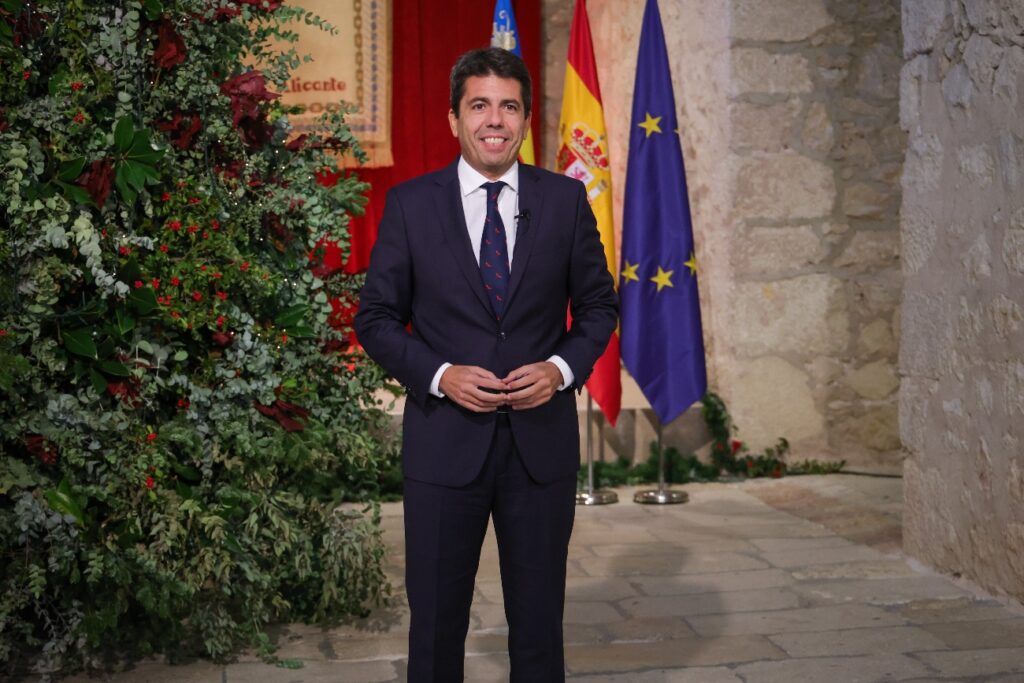 Mazón destaca en su discurso de Fin de Año que "es hora del encuentro ...